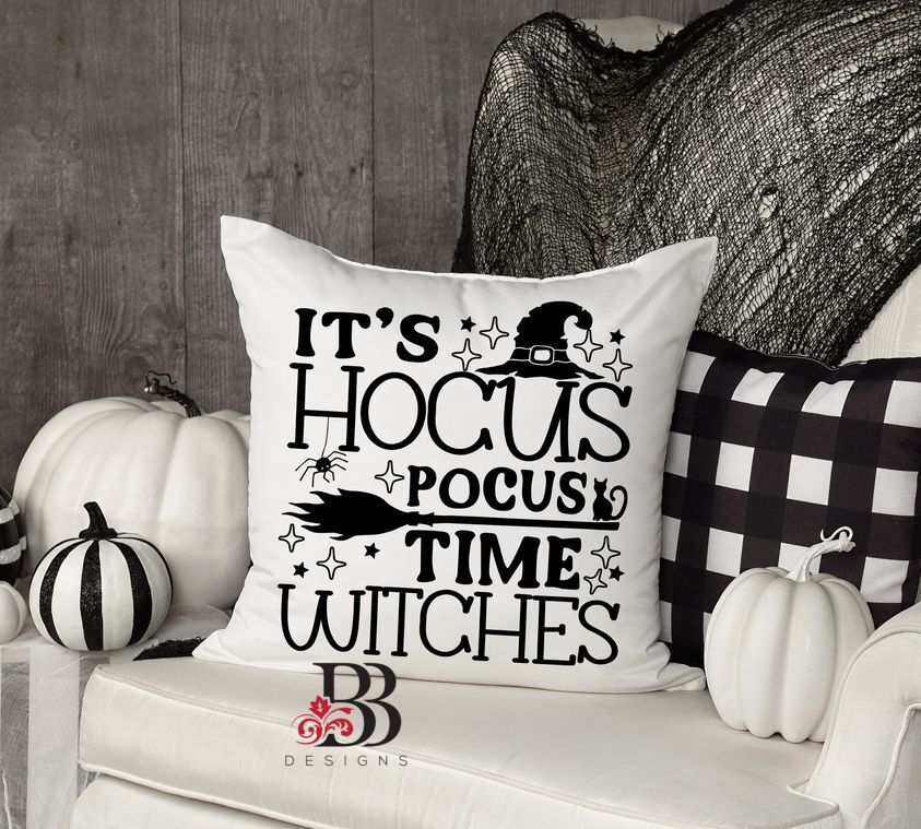 It's Hocus Pocus Time Pillow