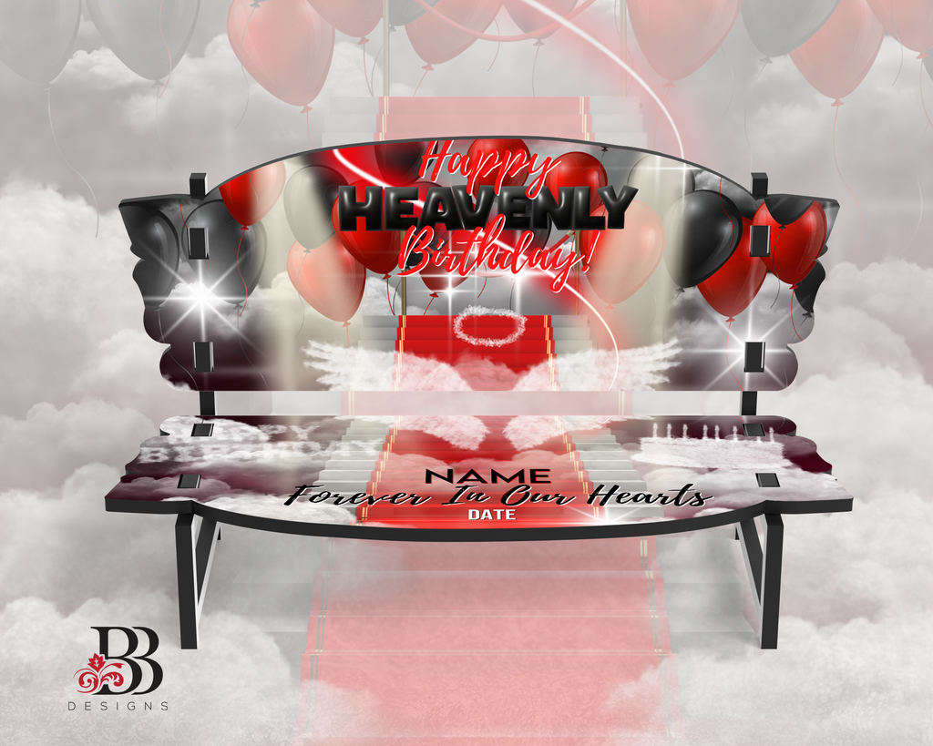 Heavenly Birthday Memorial 7" Bench – Beyond Basic Designs